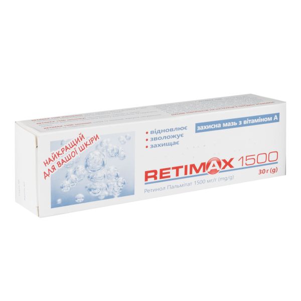 Retimax Retimax 1500 cosmetic ointment 30 g. Price, buy, description ...